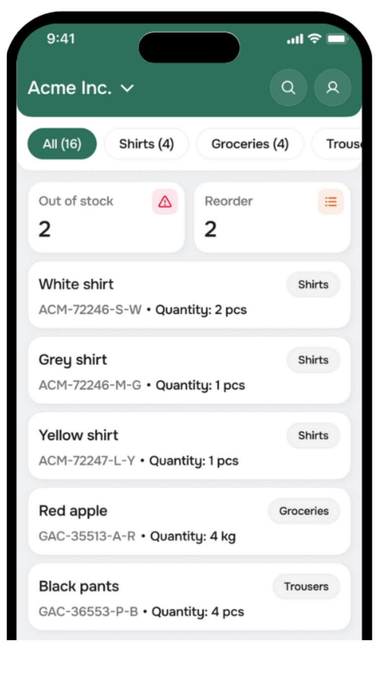 StockIT - Pocketi App