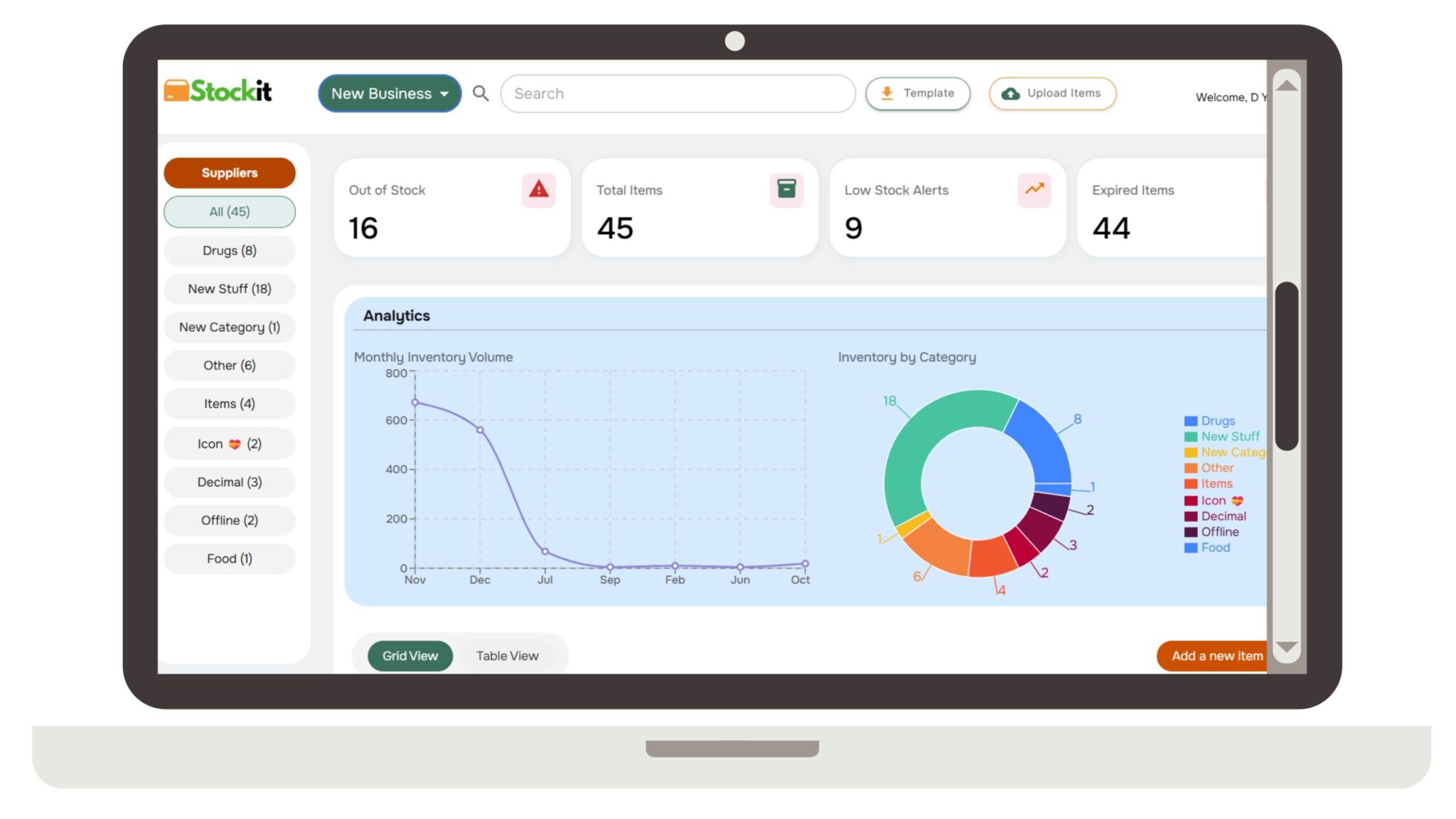 StockIT - Pocketi App